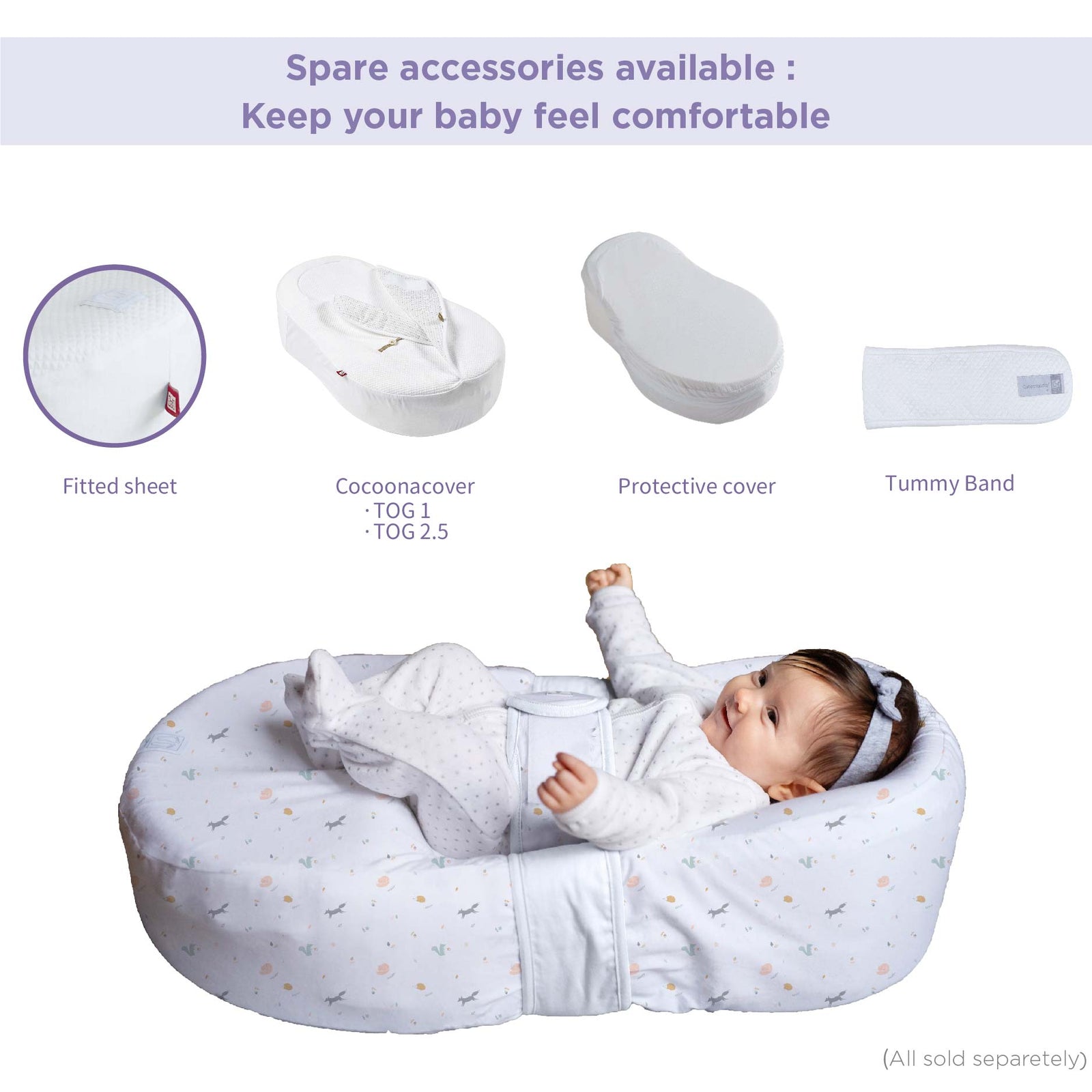 Cocoonababy® Nest (new version)- More Colours Available – Swaddle Shop